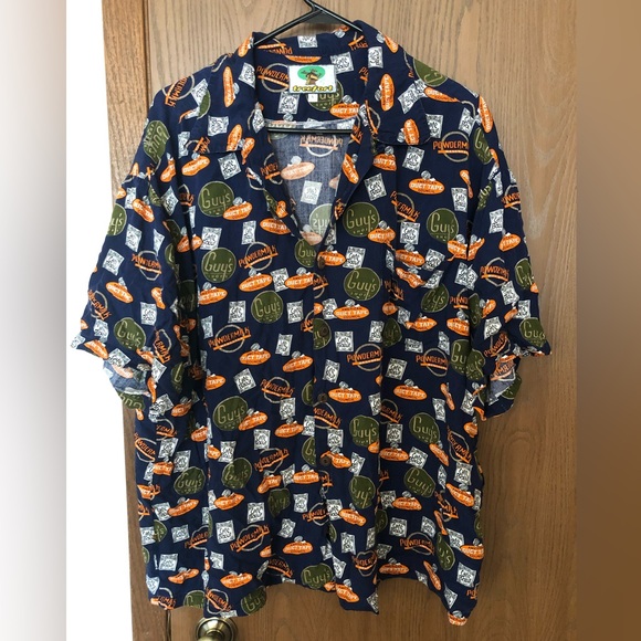 Treefort | Shirts | Treefort Logo Patterned Hawaiian Shirt | Poshmark